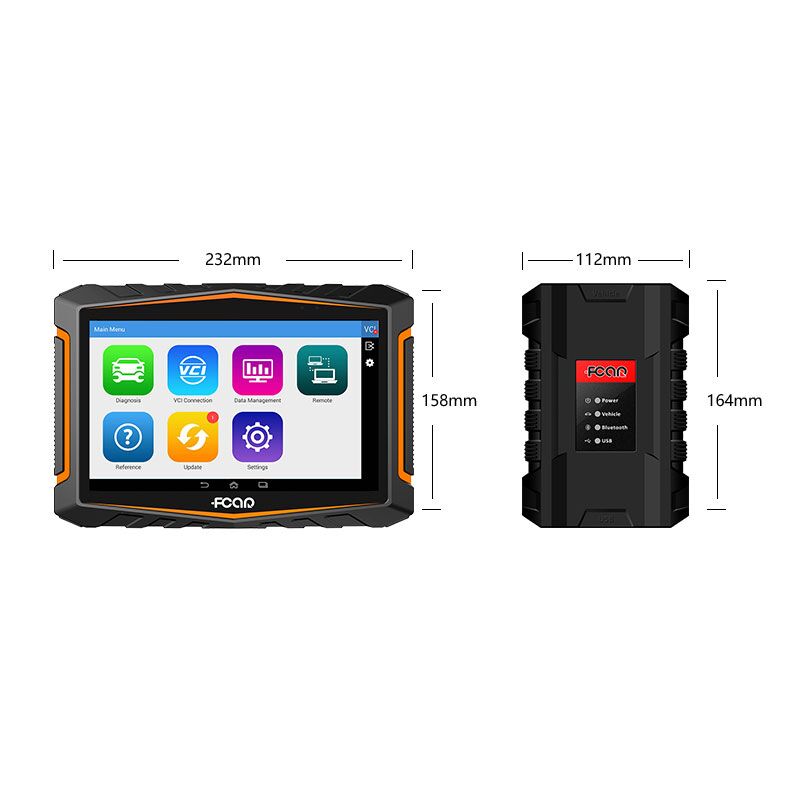 Fcar F508D HD Truck TabPro F508 D8 Diesel Vehicle Scanner Truck Diagno
