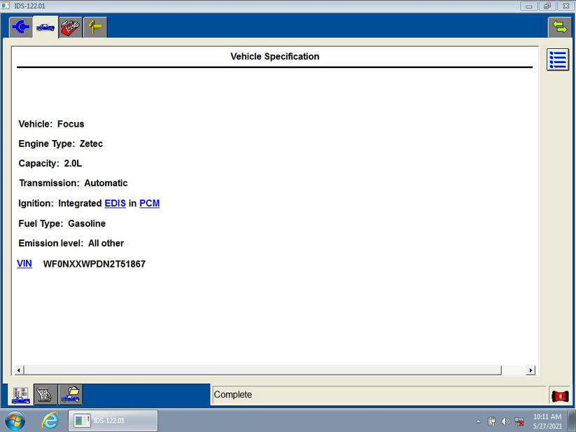 Ford VCM IDS Full Software HDD/SSD V130 Compatible with Ford VCM II