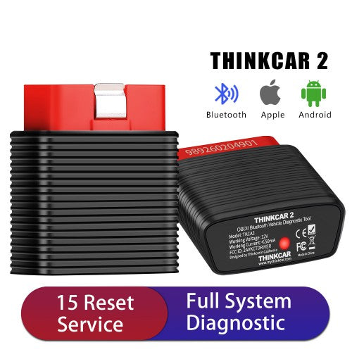 Original Thinkcar 2 Thinkdriver Bluetooth Full System OBD Diagnostic ...
