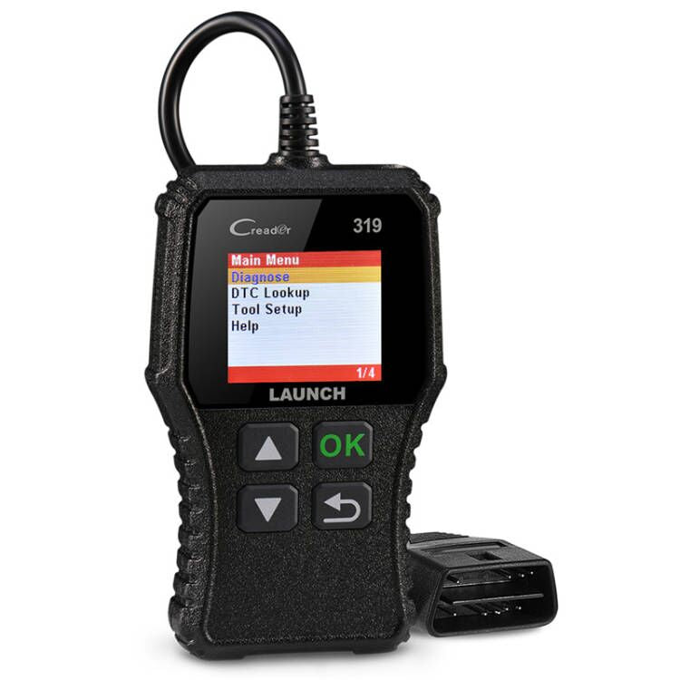 Launch X431 Creader 319 OBD2 Code Reader CR319 With Complete OBDII/EOB ...