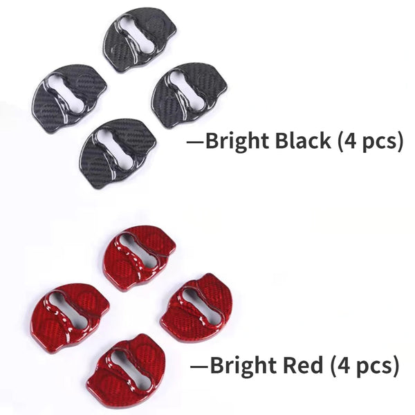 Real Carbon Fiber Door Lock Cover for Tesla Model 3/Y – VXDAS Official ...