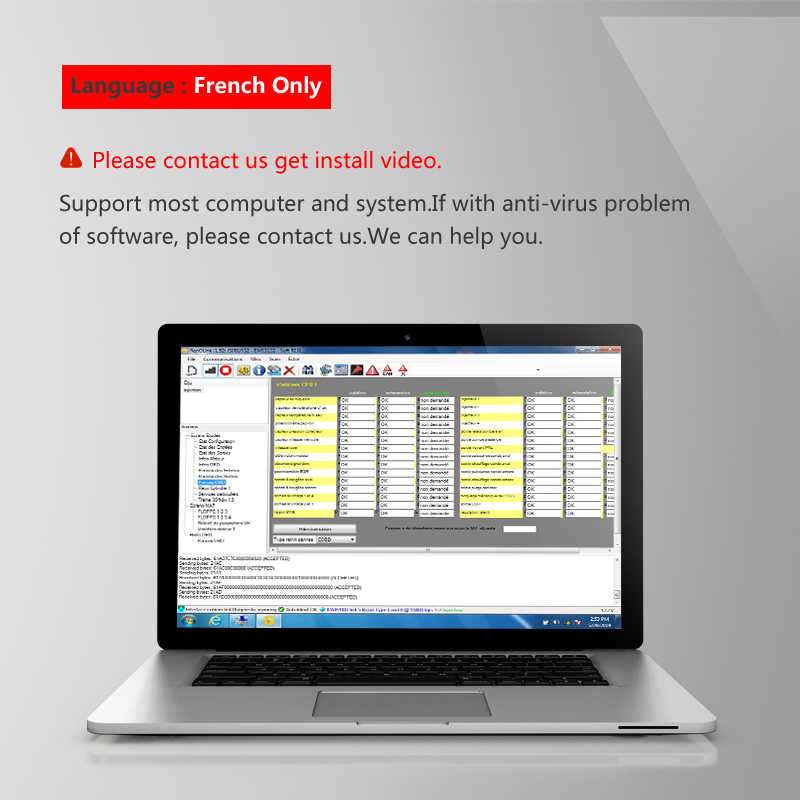 Renolink OBD2 ECU Programmer V1.52 CD Software Key Coding UCH Matching ...
