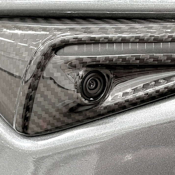 Real Carbon Fiber Side Camera Full Cover-For Tesla Model 3/Y/X/S ( 1 ...