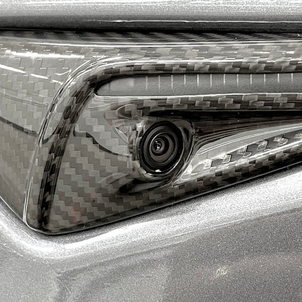 Real Carbon Fiber Side Camera Full Cover-For Tesla Model 3/Y/X/S ( 1 ...