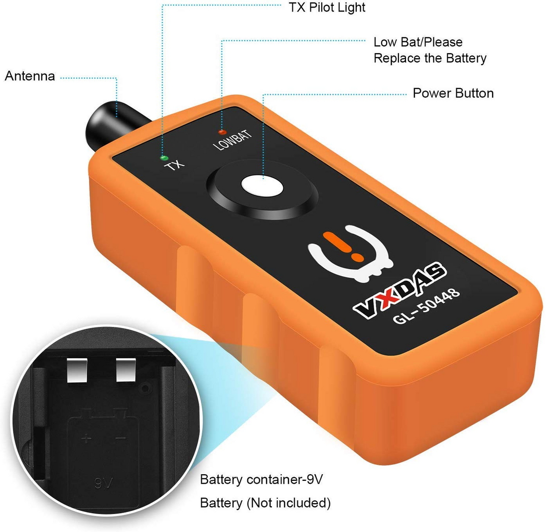 VXDAS GL-50448 TPMS Relearn Tool for G-M Tire Pressure Monitor System