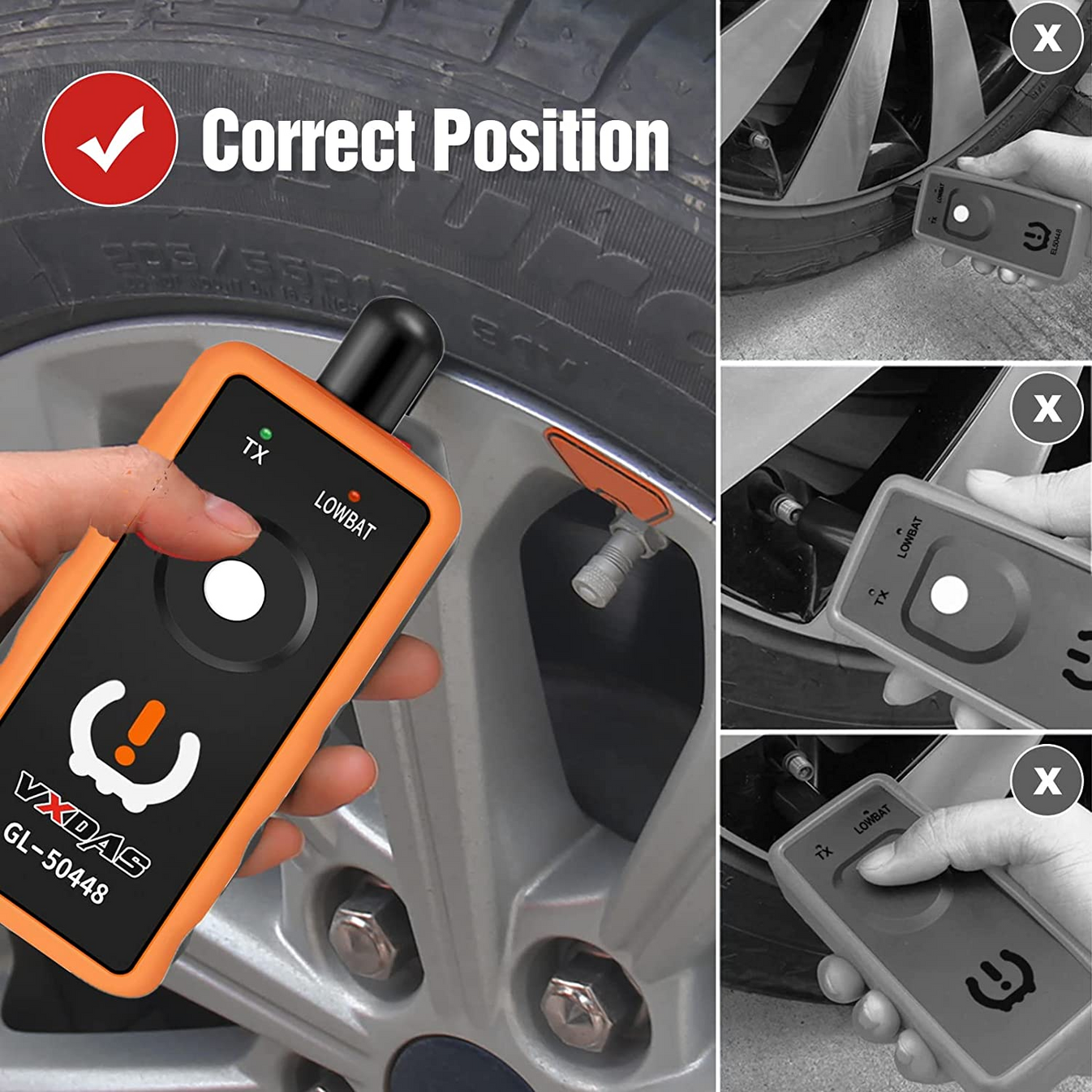 VXDAS GL-50448 TPMS Relearn Tool for G-M Tire Pressure Monitor System