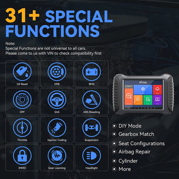 XTOOL A80 Pro Master with VCI Programmer J2534 supports KC501 KS01 OBD ...