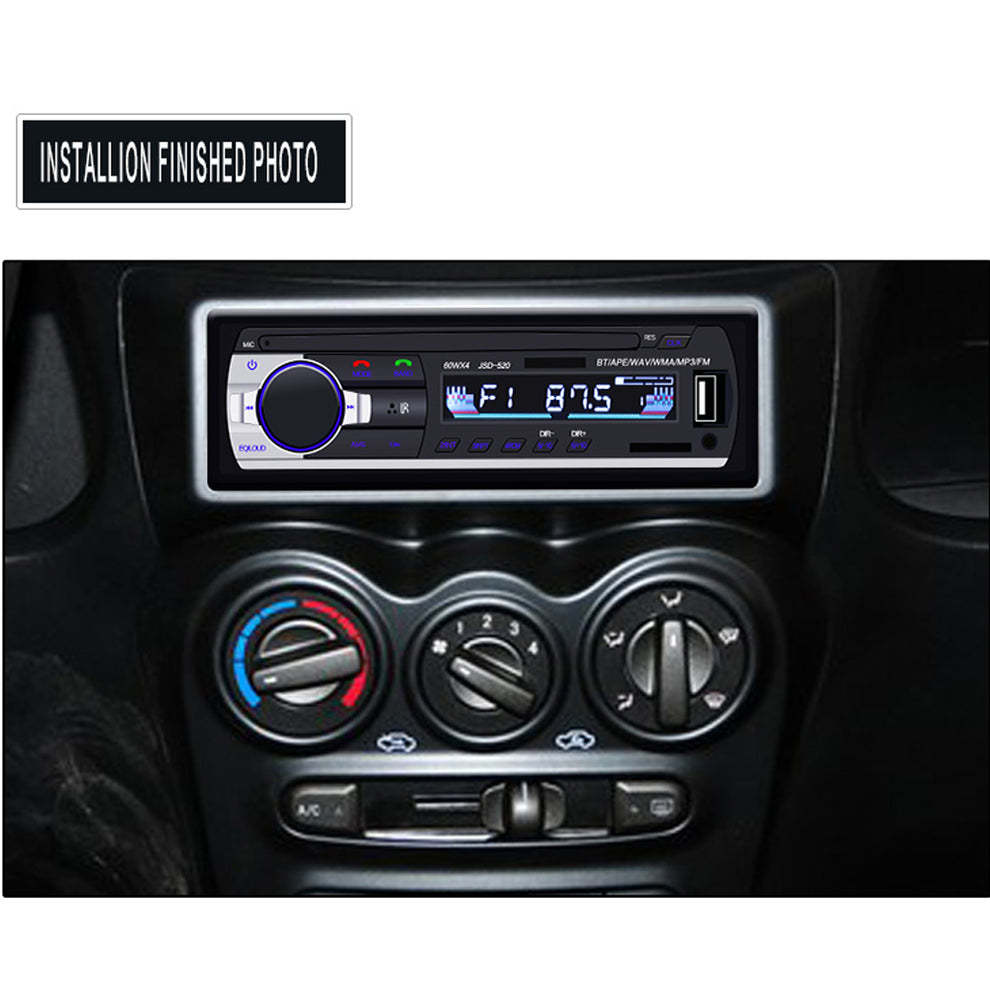 Autoradio 12V JSD-520 Car Radio Bluetooth 1 din Car Stereo Player AUX ...