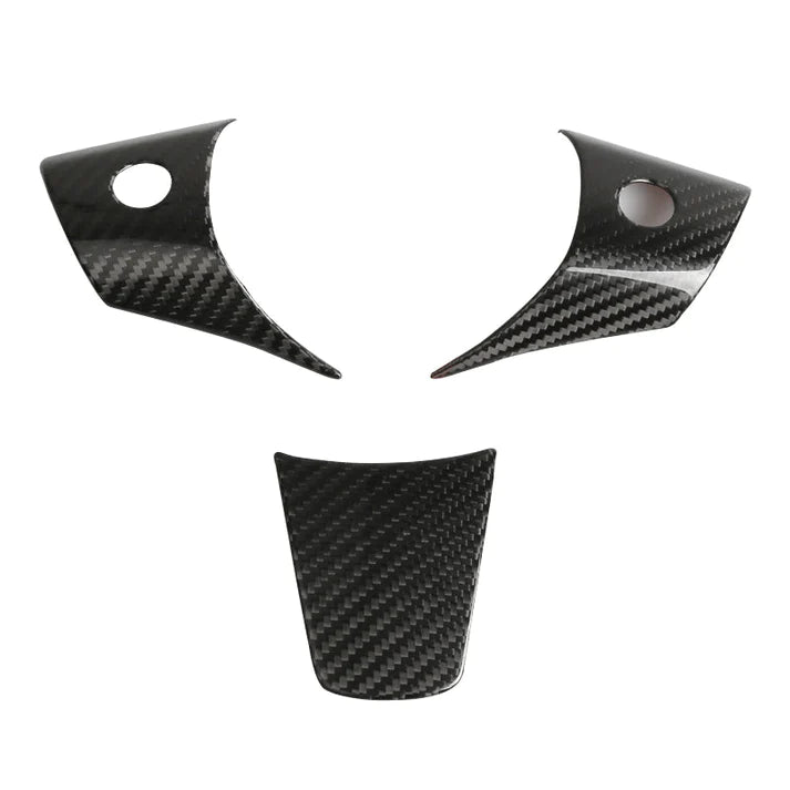 Model 3 / Y Steering Wheel Middle Trim Cover - Carbon Fiber Interior